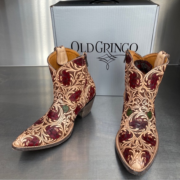 Old Gringo | Shoes | Last Pair Old Gringo Edwine Tooled Ankle Boots New ...